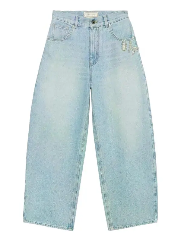 Blumarine Belt-loops Jeans - Blue