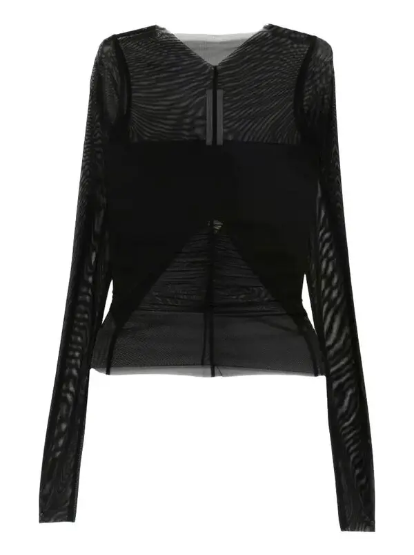 Rick Owens Long-sleeve Top - Black