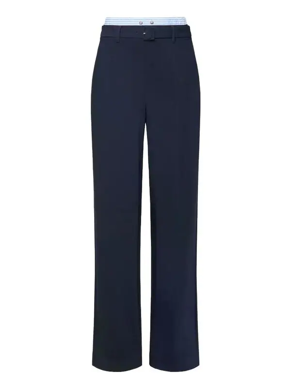 Cinq À Sept Aron Straight Trousers - Blue