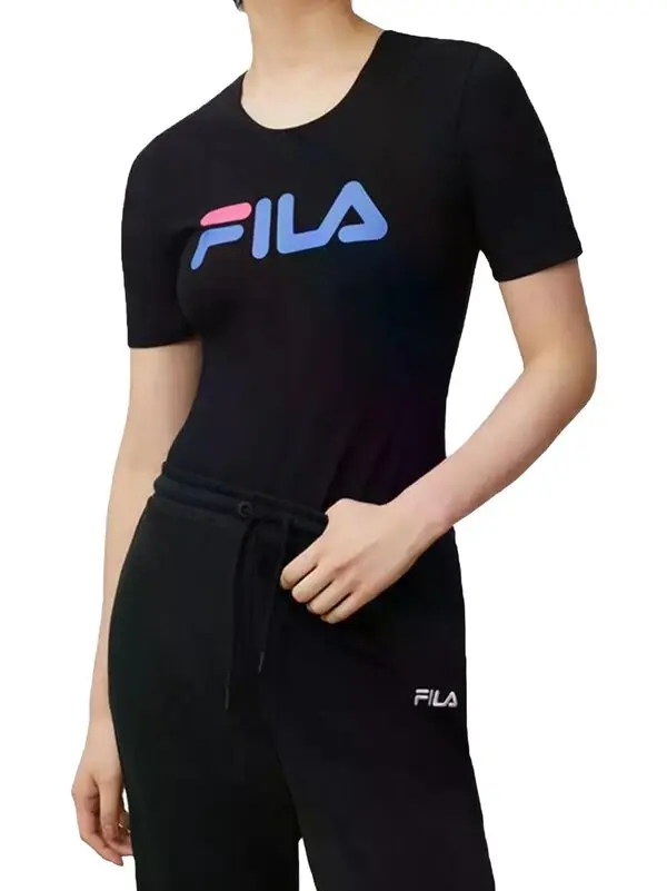 FILA Logo-print T-shirt - Black
