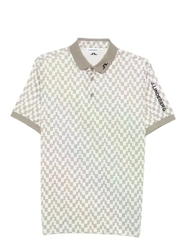 J. Lindeberg Tour Tech-print Polo - Neutrals