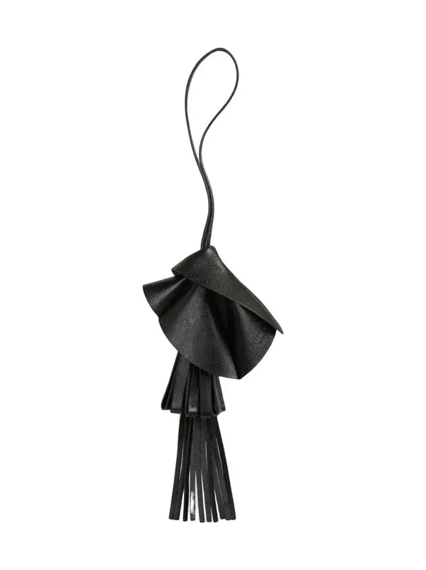Ralph Lauren Floral Bag Charm - Black