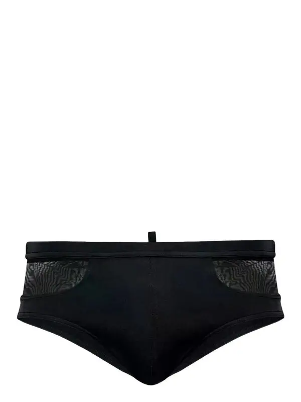 Dsquared2 Mesh Panel Swim Briefs - Black
