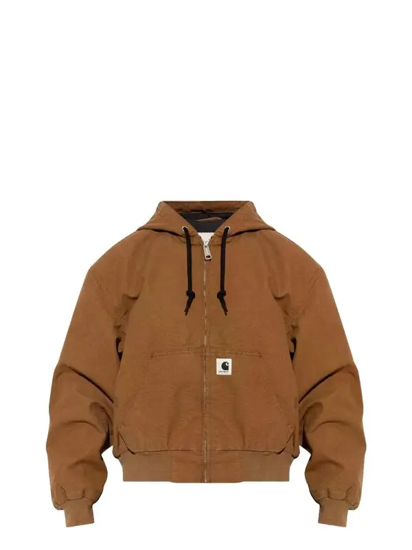 Carhartt Work In Progress Hooded Zip Jacket - Brown