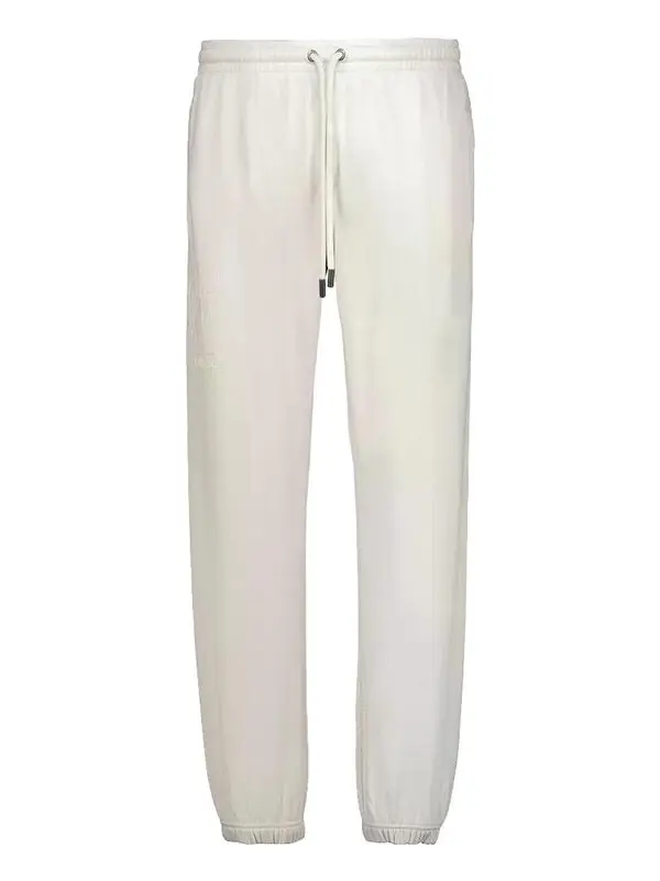 Off-White Double Arrow Cuffed Trousers - Neutrals