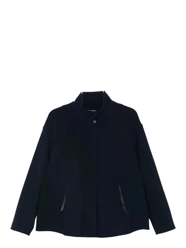 Emporio Armani Funneled Jacket - Blue