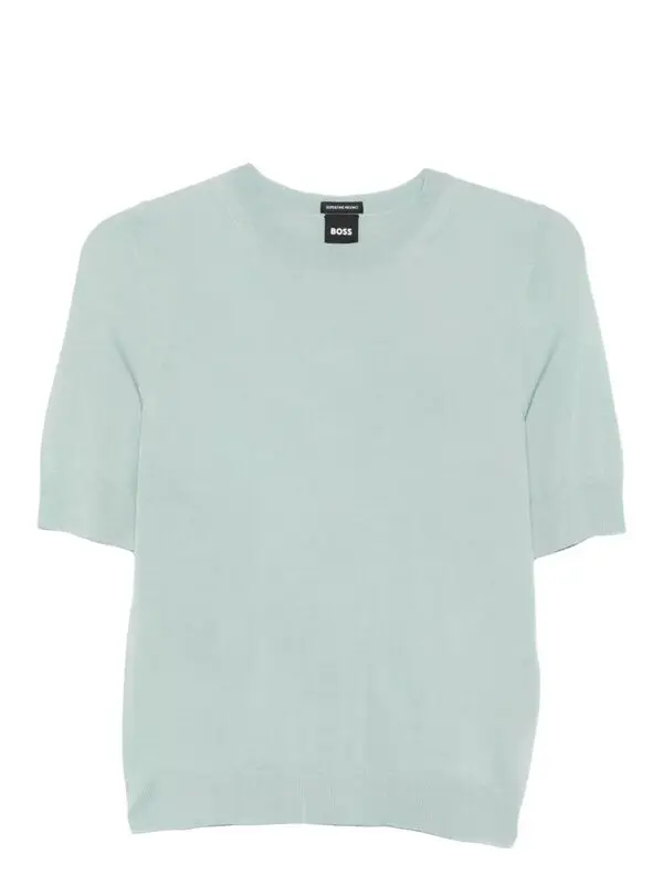 BOSS Farbella Crew-neck T-shirt - Green