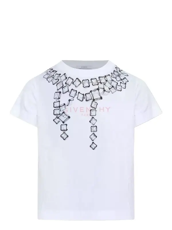 Givenchy Crystals-print T-shirt - White