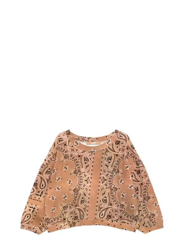 DON'T @ ME Paisley-print Sweatshirt - Neutrals