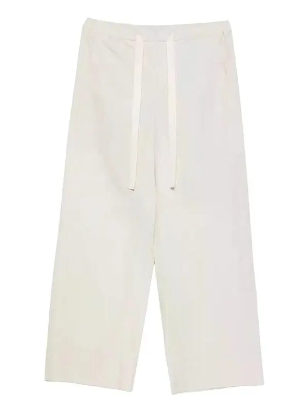 Max Mara Drawstring Cropped Trousers - Neutrals