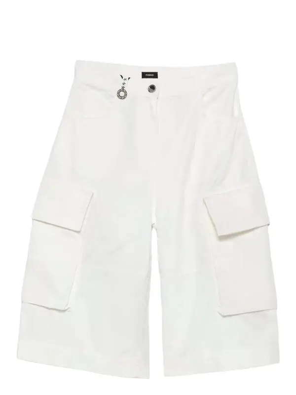 Pinko Albareto Cargo Shorts - White