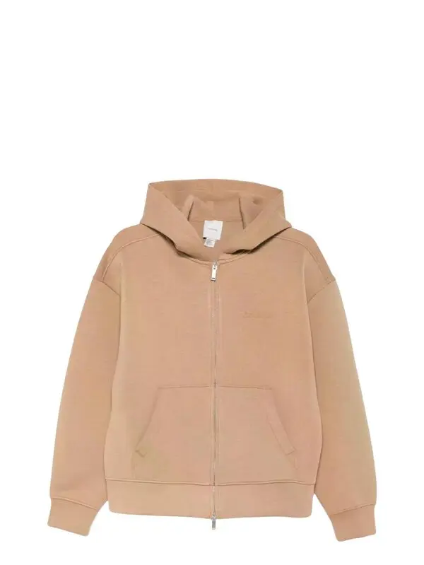 Calvin Klein Zip-up Hoodie - Neutrals
