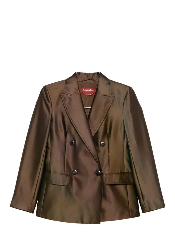 Max Mara Double-breasted Blazer - Brown