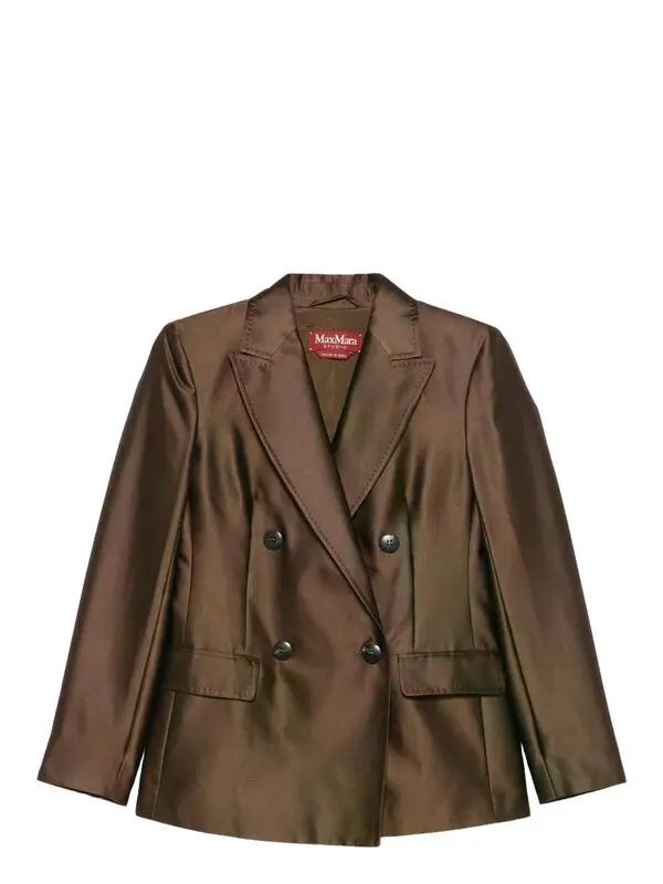 Max Mara Double-breasted Blazer - Brown