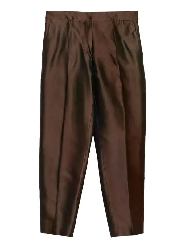 Max Mara Pleated Trousers - Brown