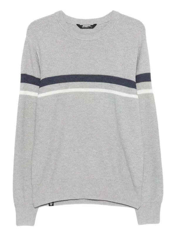 Rossignol Striped Crew-neck Sweater - Grey
