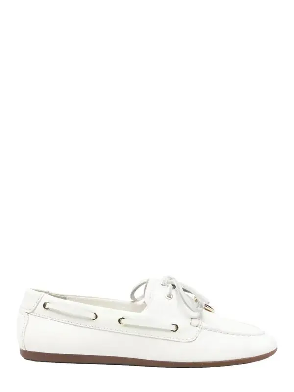 Maje Boat Shoes - White