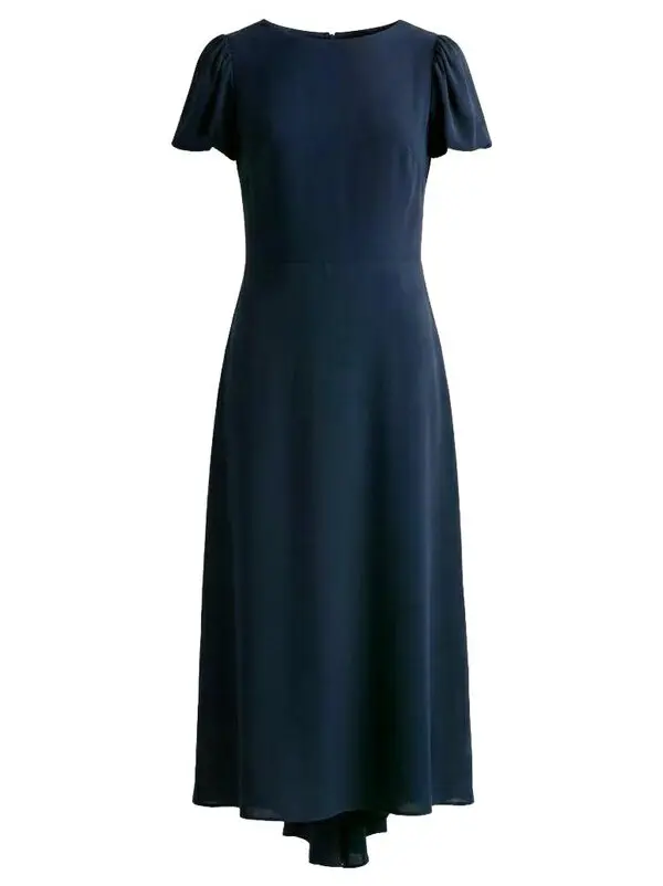 N°21 Short-sleeve Midi Dress - Blue