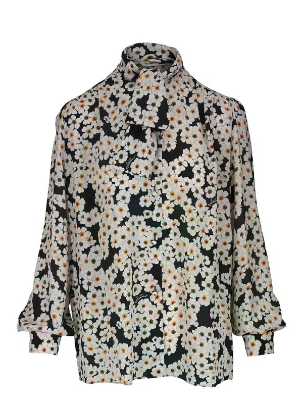 Valentino Garavani Floral-print Blouse - White