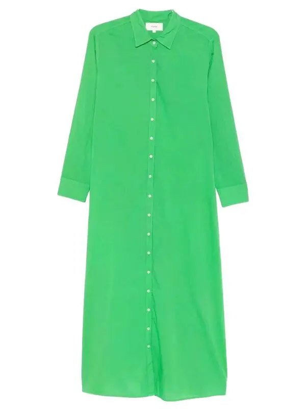 Xirena Boden Shirt Midi Dress - Green