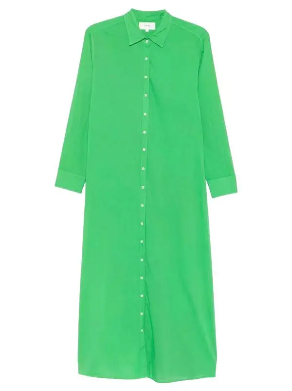 Xirena Boden Shirt Midi Dress - Green