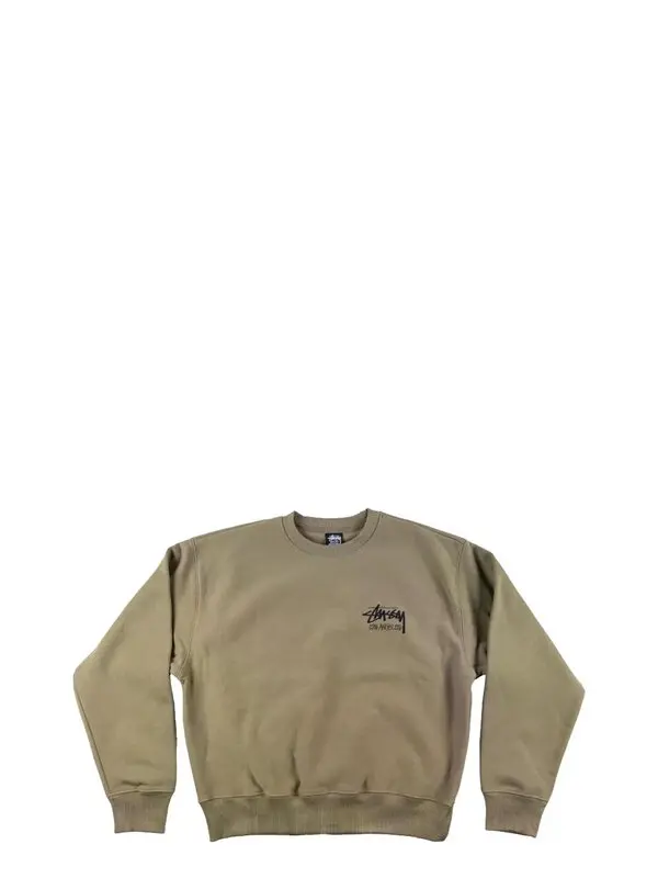 StÜssy Logo-print Sweatshirt - Brown