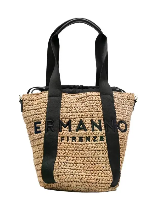 ERMANNO FIRENZE Ashley Small Tote Bag - Neutrals