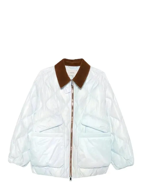 Dorothee Schumacher Quilted Puffer Jacket - Blue