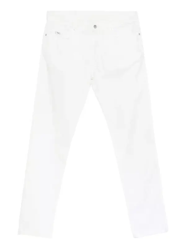 Emporio Armani J05 Logo Jeans - White