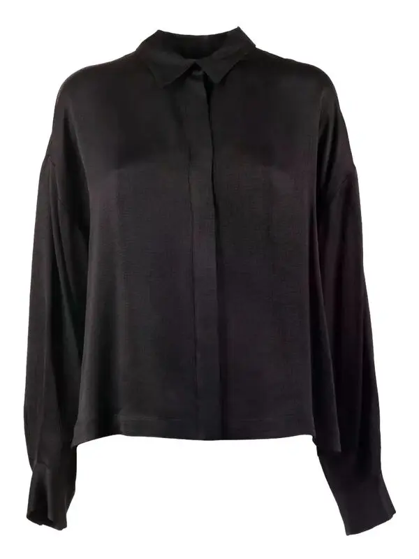 Peserico Long Sleeve Blouse - Black