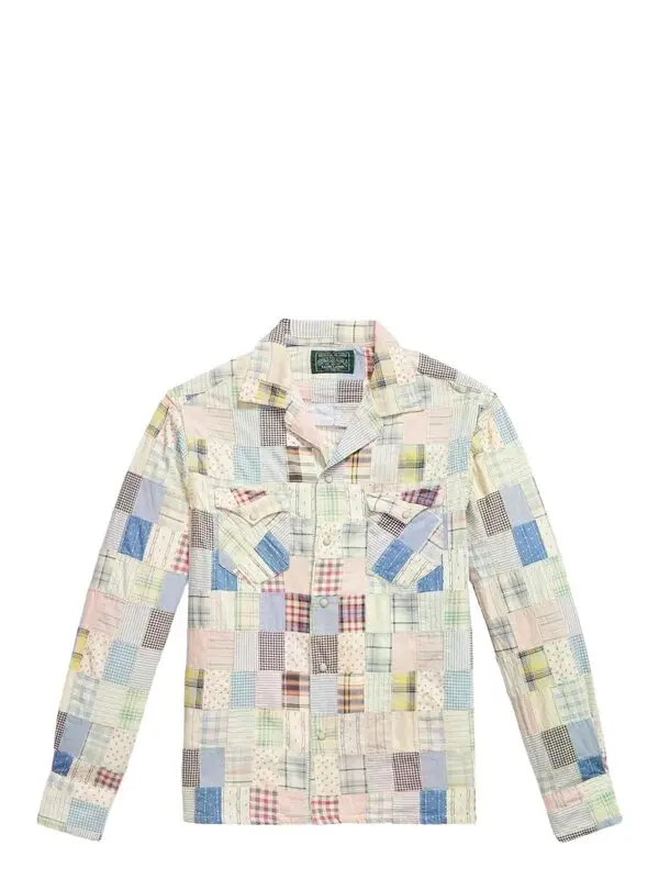 Polo Ralph Lauren Patchwork Shirt Jacket - Blue