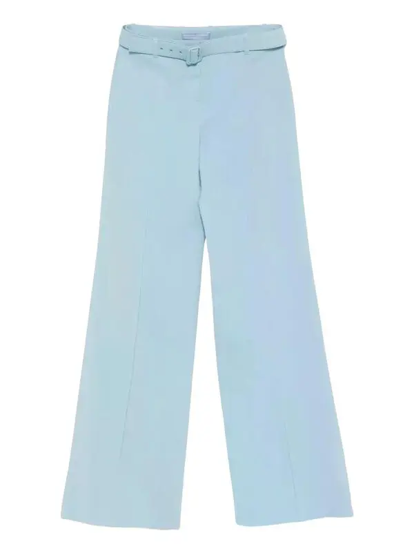 Ermanno Scervino Belted-waist Trousers - Blue