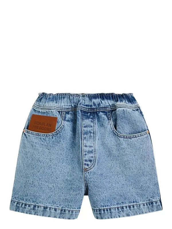 Scanlan Theodore Denim Soft Waist Short - Mid.indigo