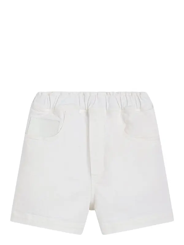Scanlan Theodore Denim Soft Waist Short - White