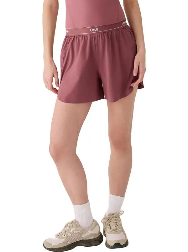 LOLE Sofia Active Shorts - Mauveberry
