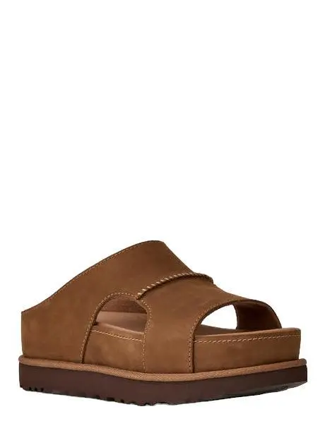 UGG Goldenstar Hi Slide Sandal - Dark Chestnut