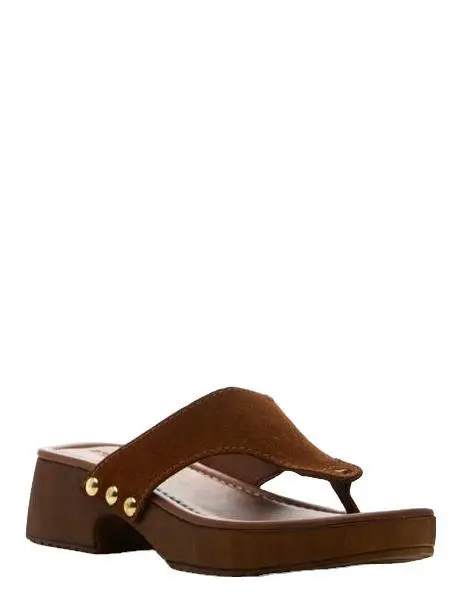 275 CENTRAL Posey Platform Flip Flop - Tan