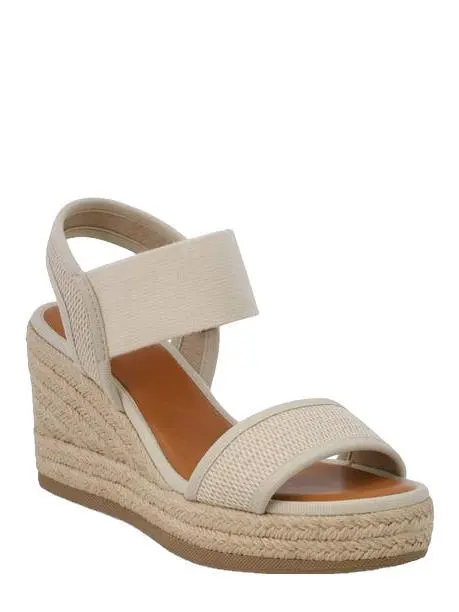 Mia Berniece Platform Wedge Sandal - Bone