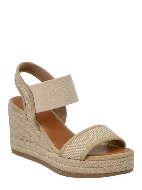 Mia Berniece Platform Wedge Sandal - Natural