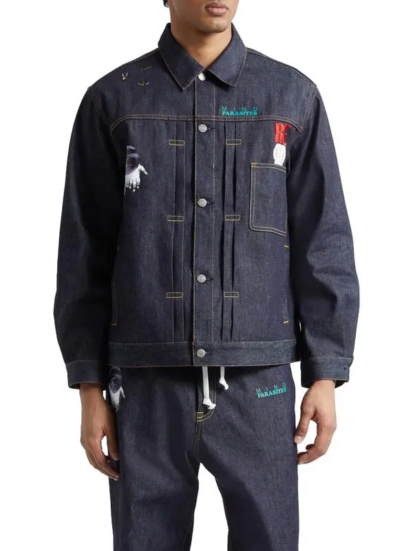 UNDERCOVERISM Denim Shirt Jacket - Indigo