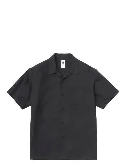 VOWELS Mohair Poplin Shirt - Black