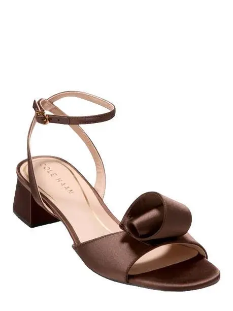 Cole Haan Fanya Florette Sandal - Chocolate Satin