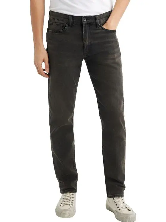 Rag & Bone Fit 2 Authentic Stretch Slim Fit Jeans - Washed Black/brown