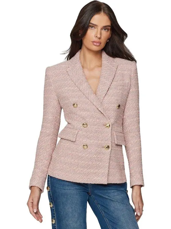 Generation Love Arielle Tweed Blazer - Pink
