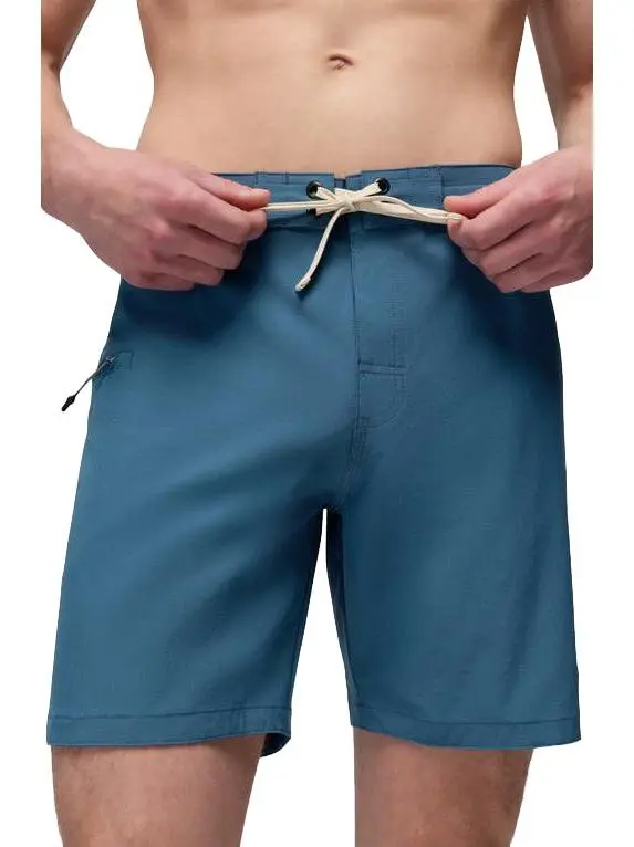 Prana Fenton Board Shorts - Bluff Blue
