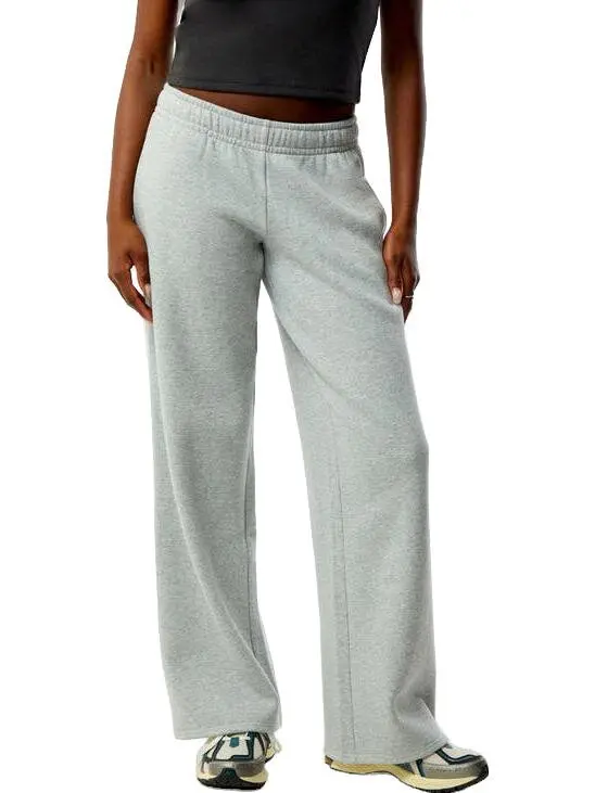 PACSUN Core Washed Extreme Baggy Fit Sweatpants - Heather Grey