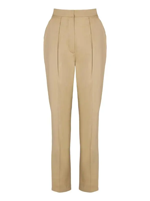 Balmain Darded 7/8 Trousers - Beige