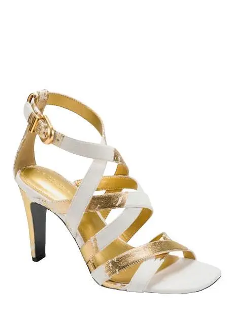 Donna Karan New York Briarrose Ankle Strap Sandal - Ivory