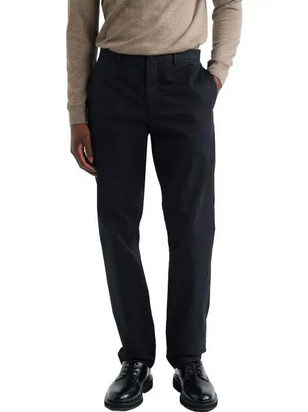 Theory Zaine Slim Chino Trousers - Black