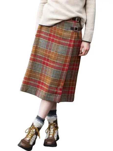 CELTIC & CO. Midi Kilt - Autumn Tartan